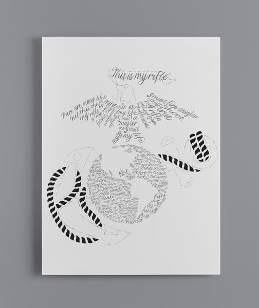 Marines - Rifleman's Creed – Brushfire Blue