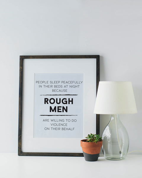 Rough Men – Brushfire Blue