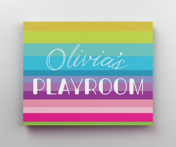 Playroom Sign – Brushfire Blue